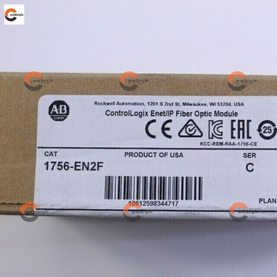 1PC New Factory Sealed AB 1756-EN2F ControlLogix ENET/IP Fiber Optic ...