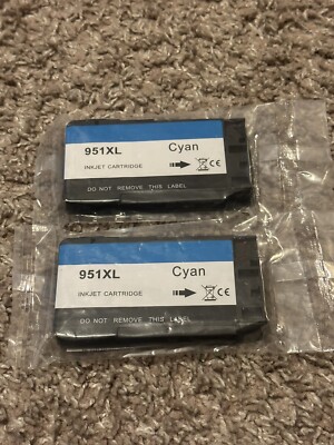 Lot Of 2 951XL Cyan HY Compatible for OfficeJet 251dw 276dw Ink ...