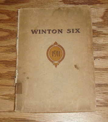 Original 1911 Winton Six Data Book Sales Brochure 11 | eBay