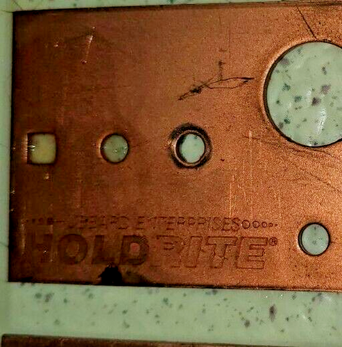 4+ POUNDS Copper plumbing HoldRite flat Bracket pre drilled punched ...