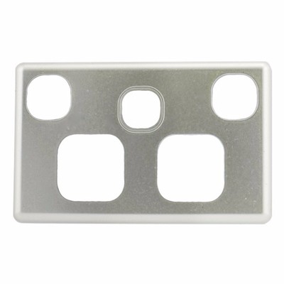 2 Gang GPO with extra switch Silver Cover Plate including GPO - $3.70 ...