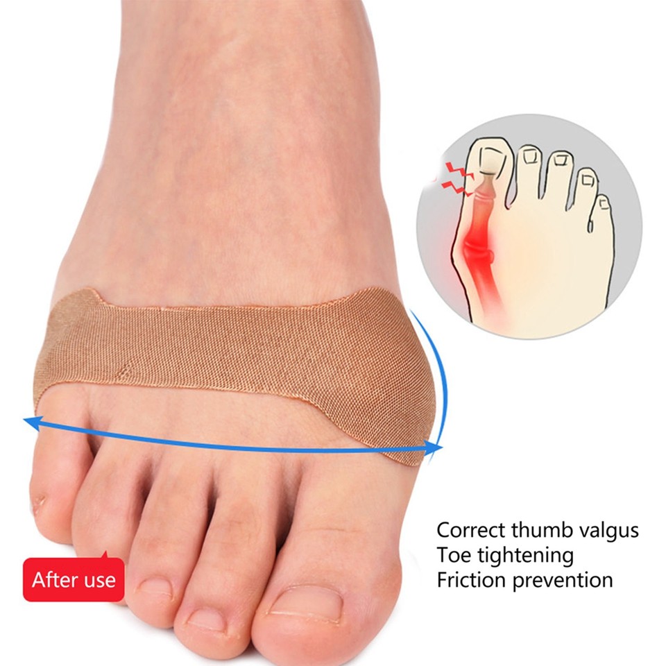 10pcs Toe Patch Fixation Turf Toe Wrap Brace For Soreness Reduction ...