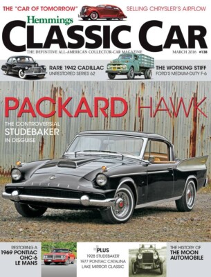 HEMMINGS CLASSIC CAR MAGAZINE MARCH 2016 --- PACKARD HAWK | eBay