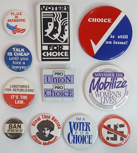 Lot 11 Button Pin Political Democrat Liberal Election Social Justice ...