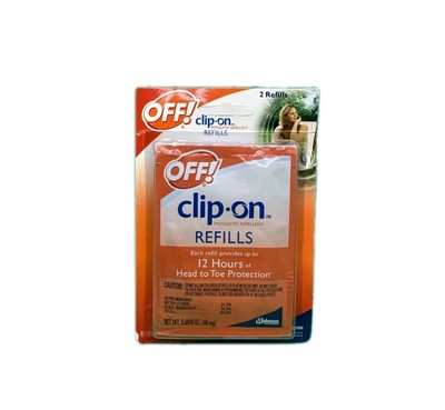 OFF Clip-On Mosquito Repellent Refill Pack of 2 Refills NEW SEALED | eBay