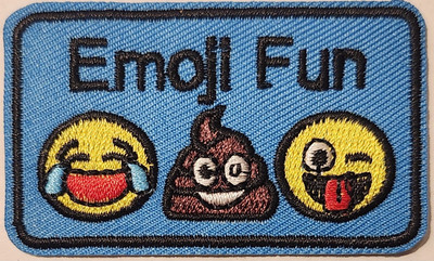 Girl Scouts Emoji Fun GSA patch | eBay