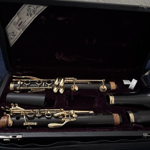 Yamaha Custom YCL-CSGH - Wooden Clarinet with Gold Keys, Good Condition ...