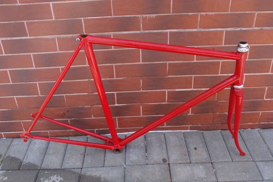 japanese road bike racing lugged steel frame set 55 cm Tange Seiki ...