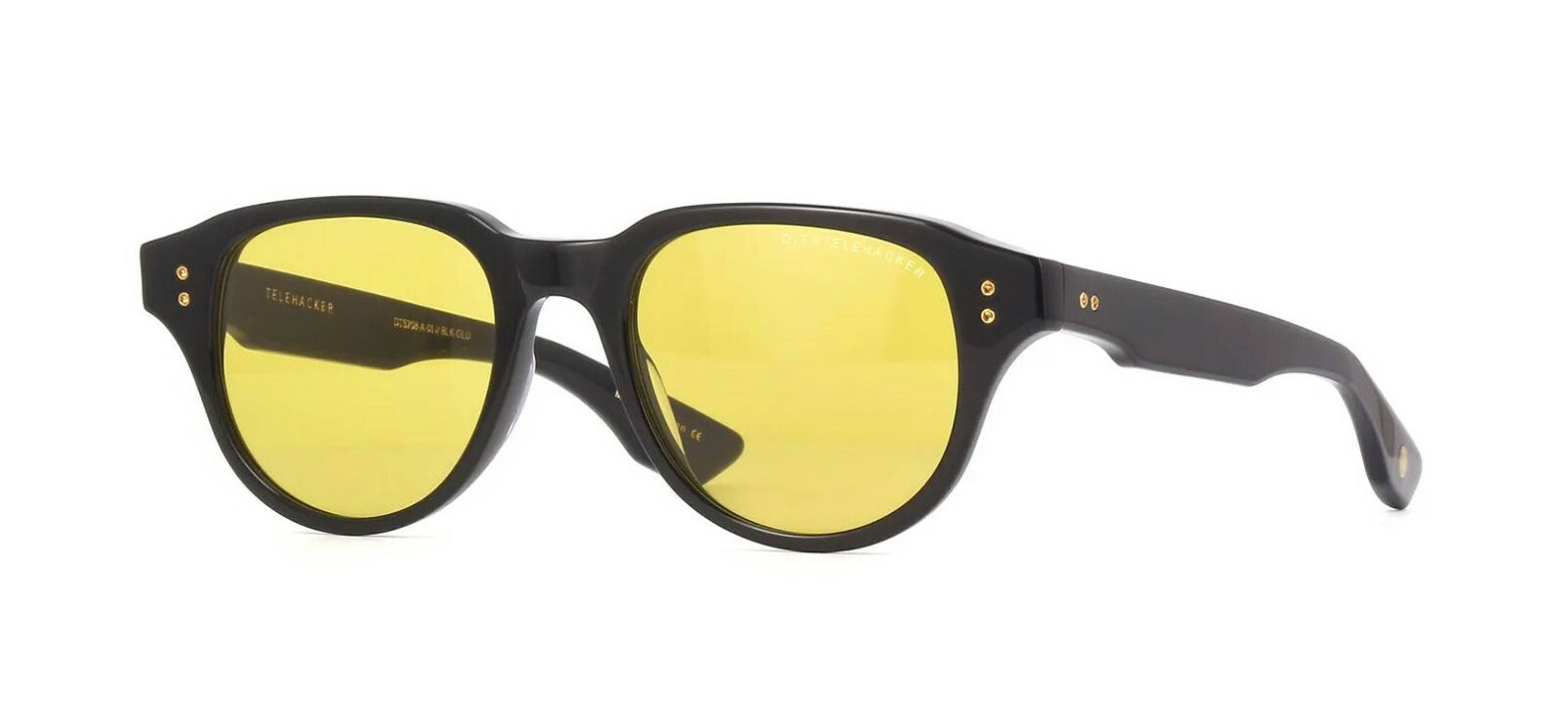 DITA TELEHACKER DTS708-A-01-A Black Yellow Golden Amber Sunglasses Japan for sale online | eBay