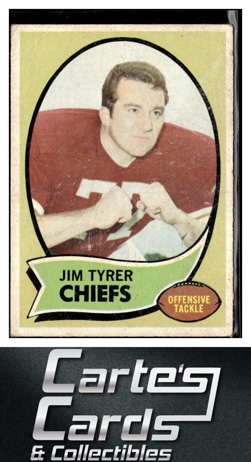 Jim Tyrer 1970 Topps #263 Kansas City Chiefs | eBay