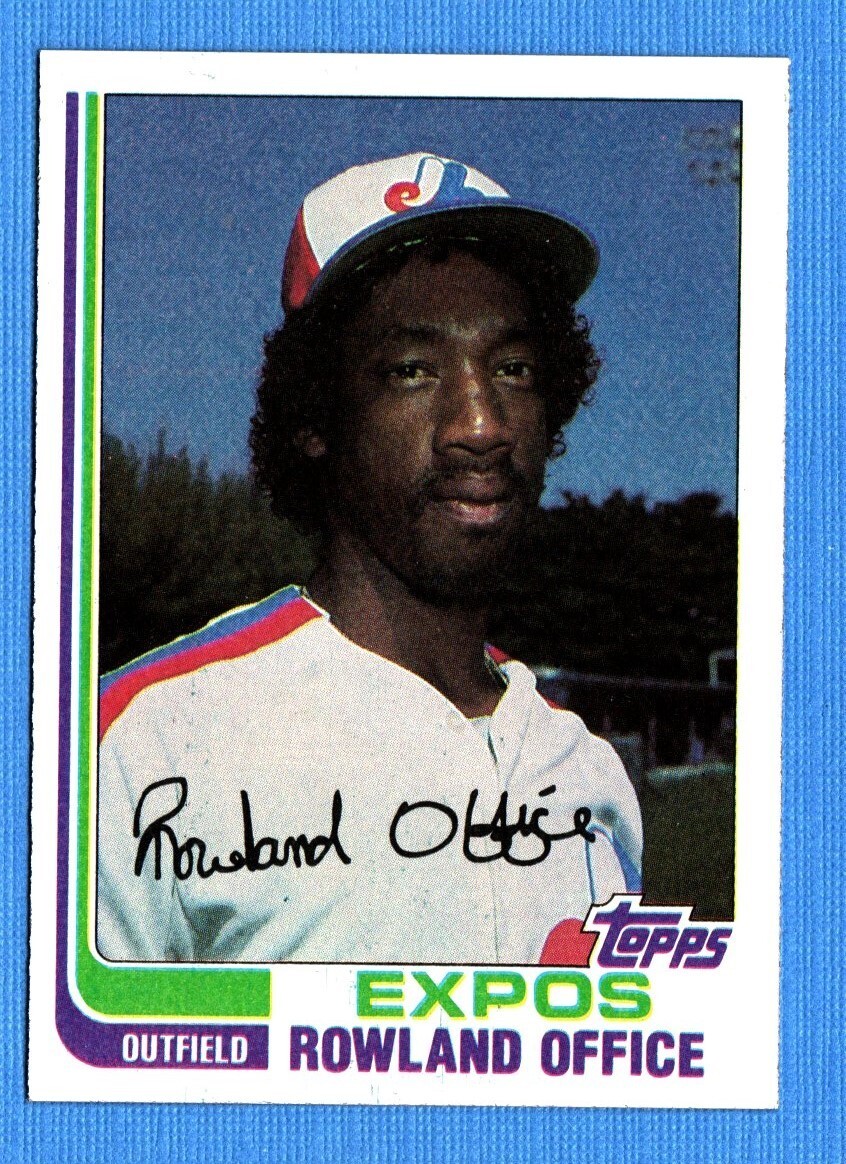 1982 Topps #479 Rowland Office Montreal Expos | eBay