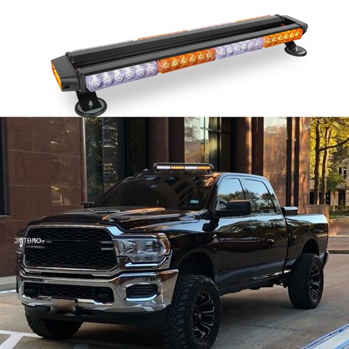 For Dodge Ram 1500 54 LED Strobe Light Bar Rooftop Double Side ...