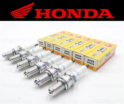 Set of (6) NGK DR8ES Spark Plugs Honda (See Fitment Chart) #98069-58716 ...