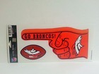 NFL Team Logo Ultra Decal Bumper Stickers plus Number 1 Fan Finger ...