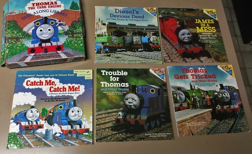 THOMAS THE TANK ENGINE TAKE ALONG LIBRARY LOT OF 5 PICTUREBACK STORY ...