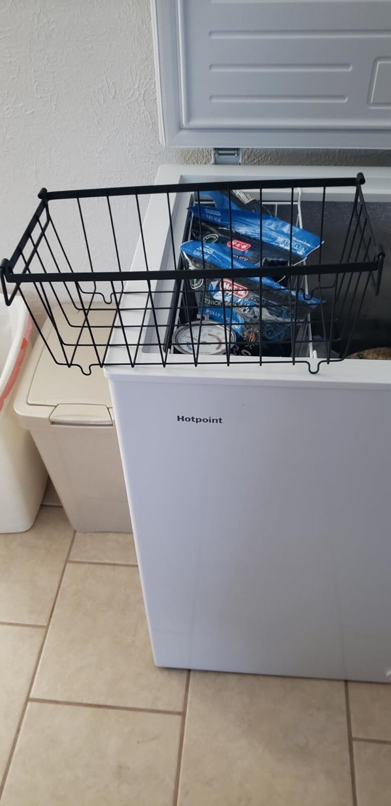 4-Pack Stackable Freezer Organizer Bins for 5-7 Cu.Ft Chest Freezer ...