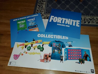 Promotional display posters Fortnite (Lot of 4) Fortnite Display ...