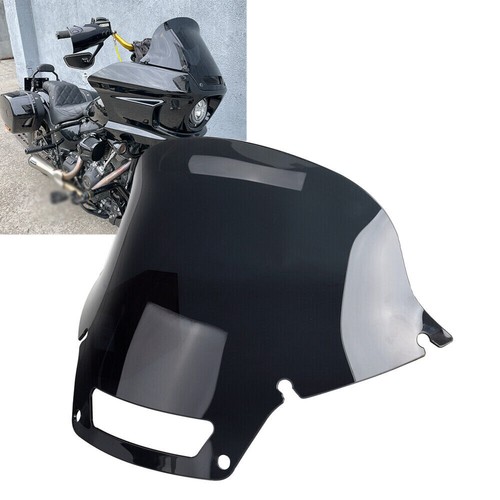 Motorcycle 14.4Inch Flare Windshield Fits Harley Low Rider ST FXLRST ...
