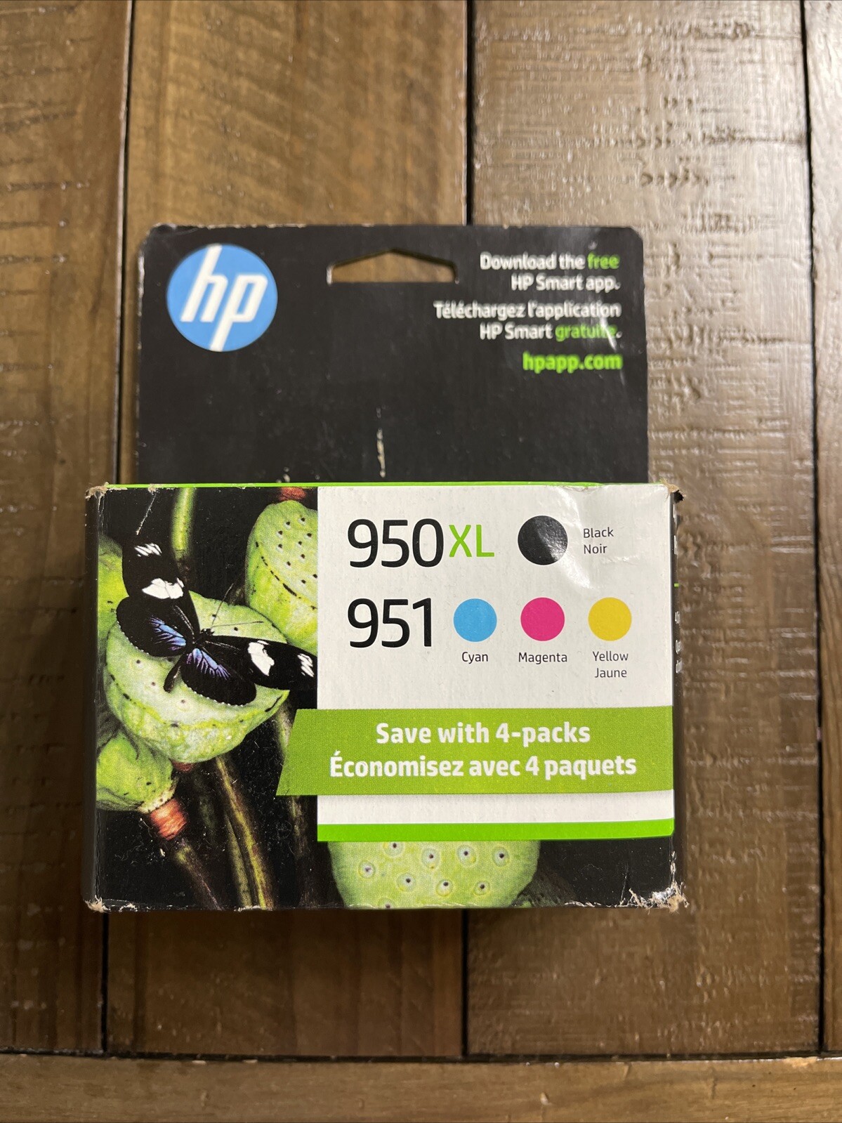 4-PACK HP GENUINE 950XL BLACK & 951 COLOR INK OFFICEJET PRO 8100 SEALED ...