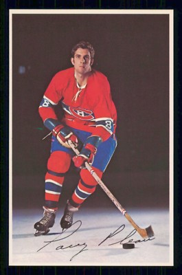 1969-71 MONTREAL CANADIENS POSTCARDS LARRY PLEAU NO CREDIT LINE J7470 ...
