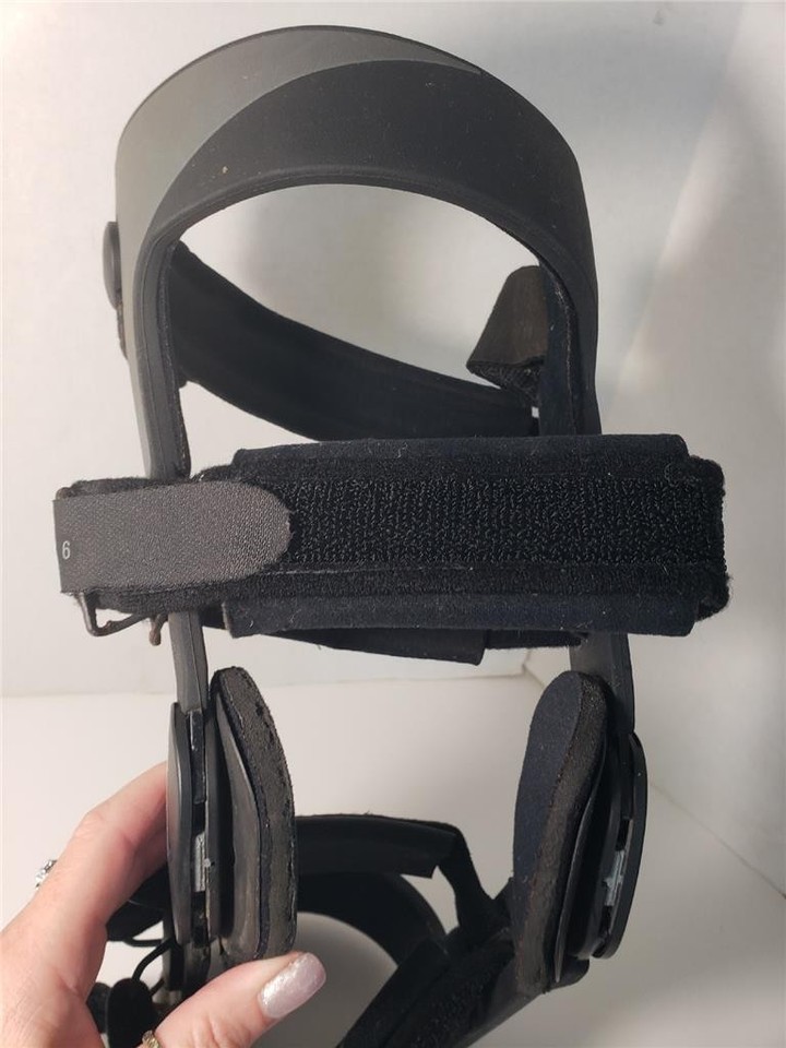 DONJOY ACL LEFT Sport Hinged Motion Knee Support Brace Black Defiance ...