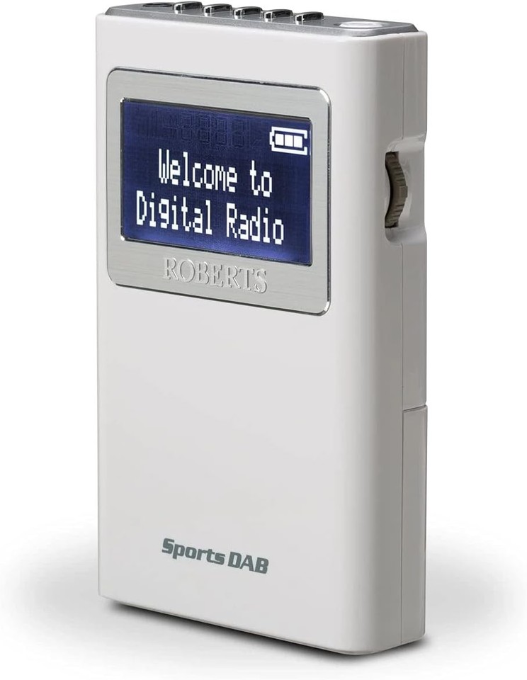 Roberts SPORTS DAB5 Personal DAB/FM/AM Radio, White 5038301303075 | eBay UK