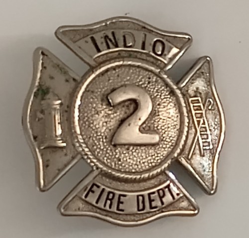 Vintage Indio Fire Department Badge | eBay