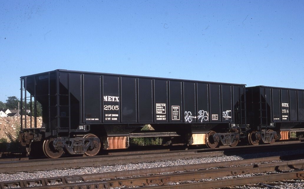 METX Railroad Freight Train Hopper Cars WAUKESHA WI Original 1996 Photo ...
