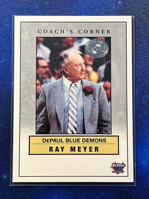 Ray Meyer 2001 Fleer Greats of the Game Coach's Corner #CC7 | eBay