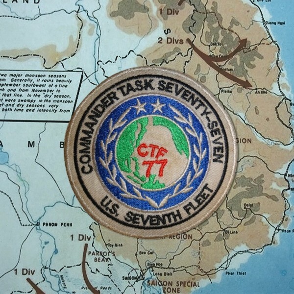 Patch , US Navy 7th FLEET COMMANDER TASK FORCE CTF-77 Vietnam War Patch ...