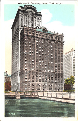 Postcard Whitehall Building New York City NYC NY Vintage | eBay