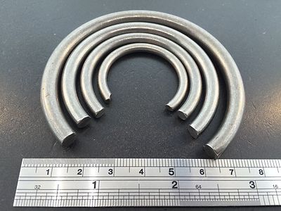 Antique Clock Repair Mainspring C Clamps Set of 4 sizes | eBay