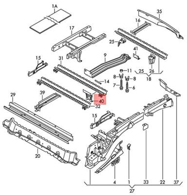 Genuine Bracket For Spare Wheel VW Caddy 2K0804717 | eBay