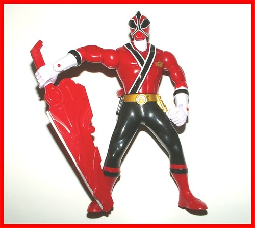 2011 Power Rangers Samurai - 6" Red Ranger w/ Sword _ ** Must See ** | eBay