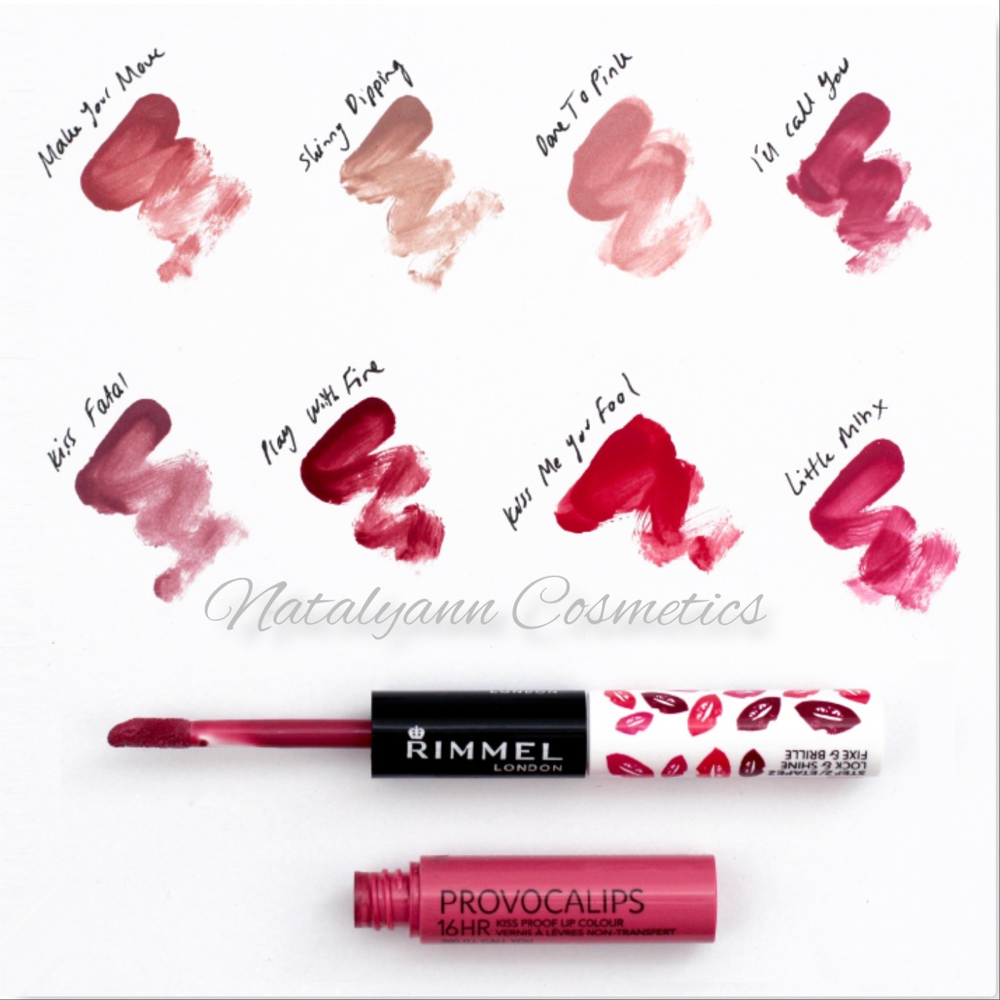 Rimmel Lipstick Provocalips / Kiss & Stay 16HR Kissproof Lip Colour All ...