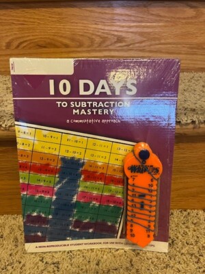 Learning Wrap-Ups Subtraction Keys, Self-Correcting Math Tool & Workbook 10 Days | eBay