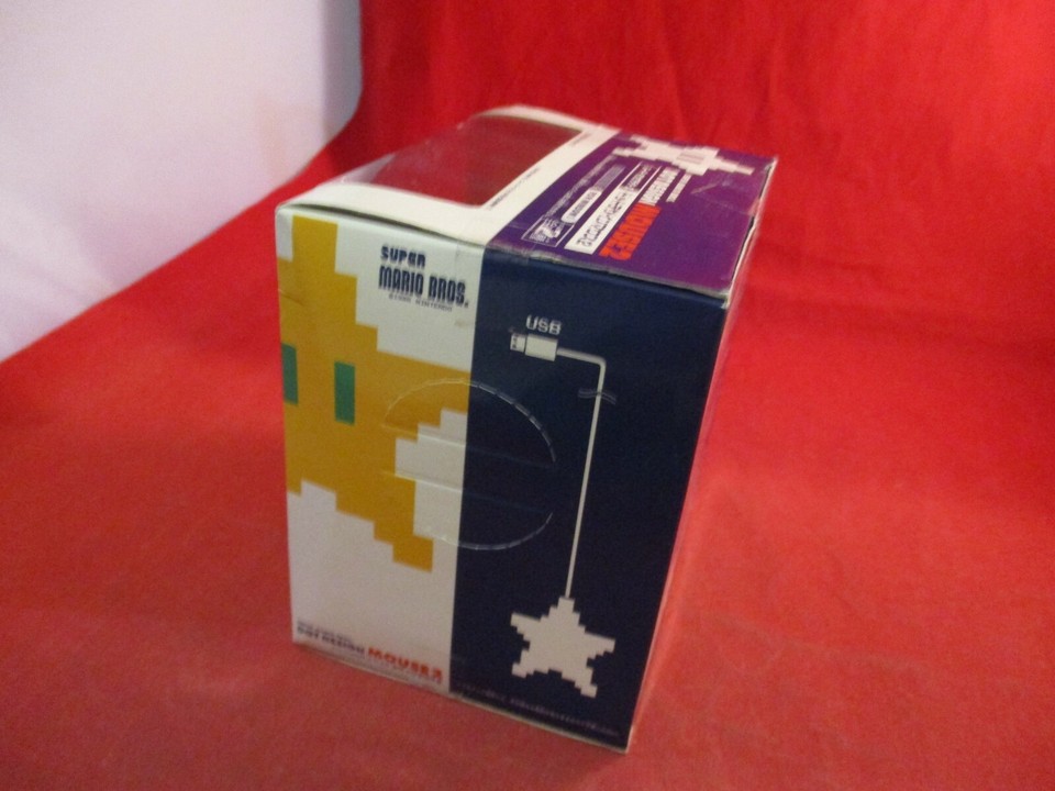 Super Mario Bros. Dot Design Mouse Computer USB Mouse (8-Bit NES Look ...