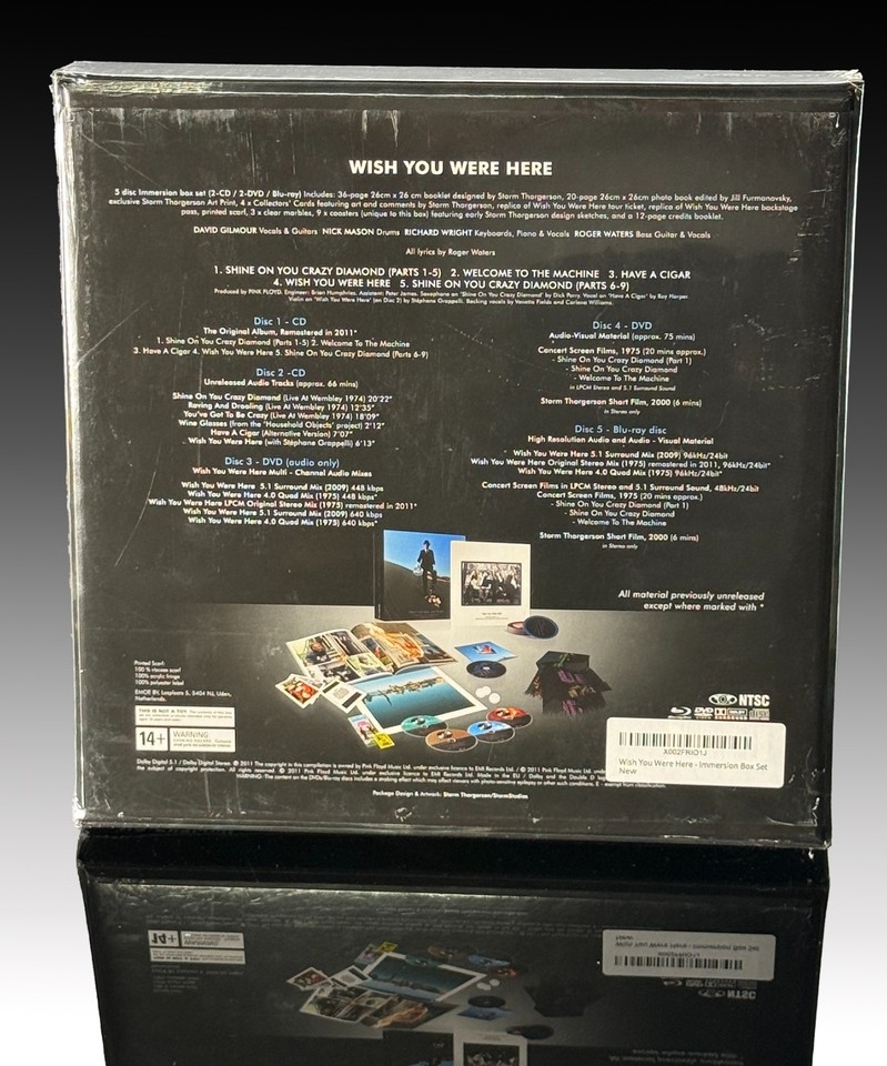 Pink Floyd - Wish You Were Here Immersion Box Set (New, Factory Sealed ...