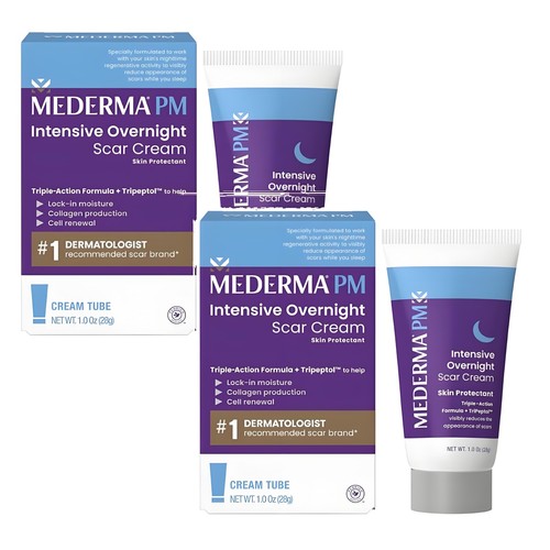 2 Pack NEW Mederma PM Advanced Scar Gel 1.0 oz Cream Treatment Skin ...