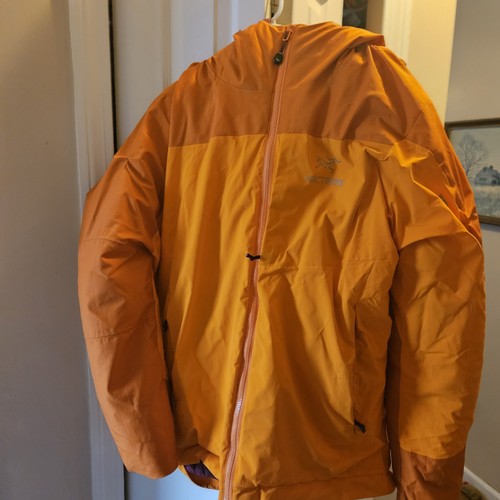 Arcteryx Kappa Hoody Gore-Windstopper Insulated Shell Orange Jacket ...