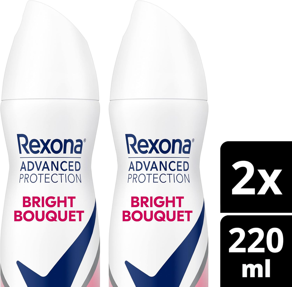 Rexona Advanced Women Bright Bouquet 72H Antiperspirant Aerosol Twin ...