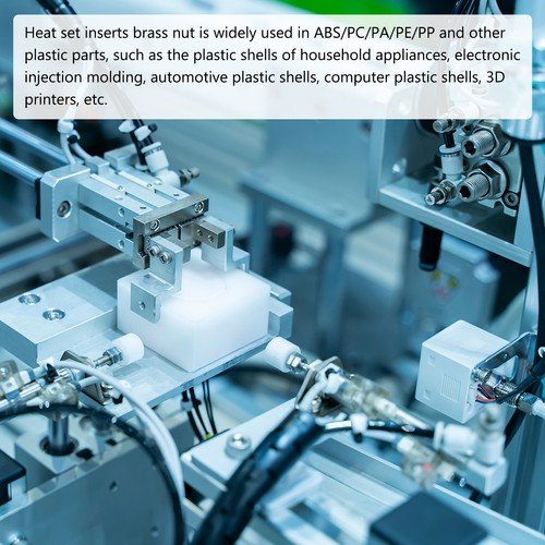 M3x5x5.4mm(IDxLxOD) Knurled Insert Nuts - 40 Pack - Good for Plastic ...