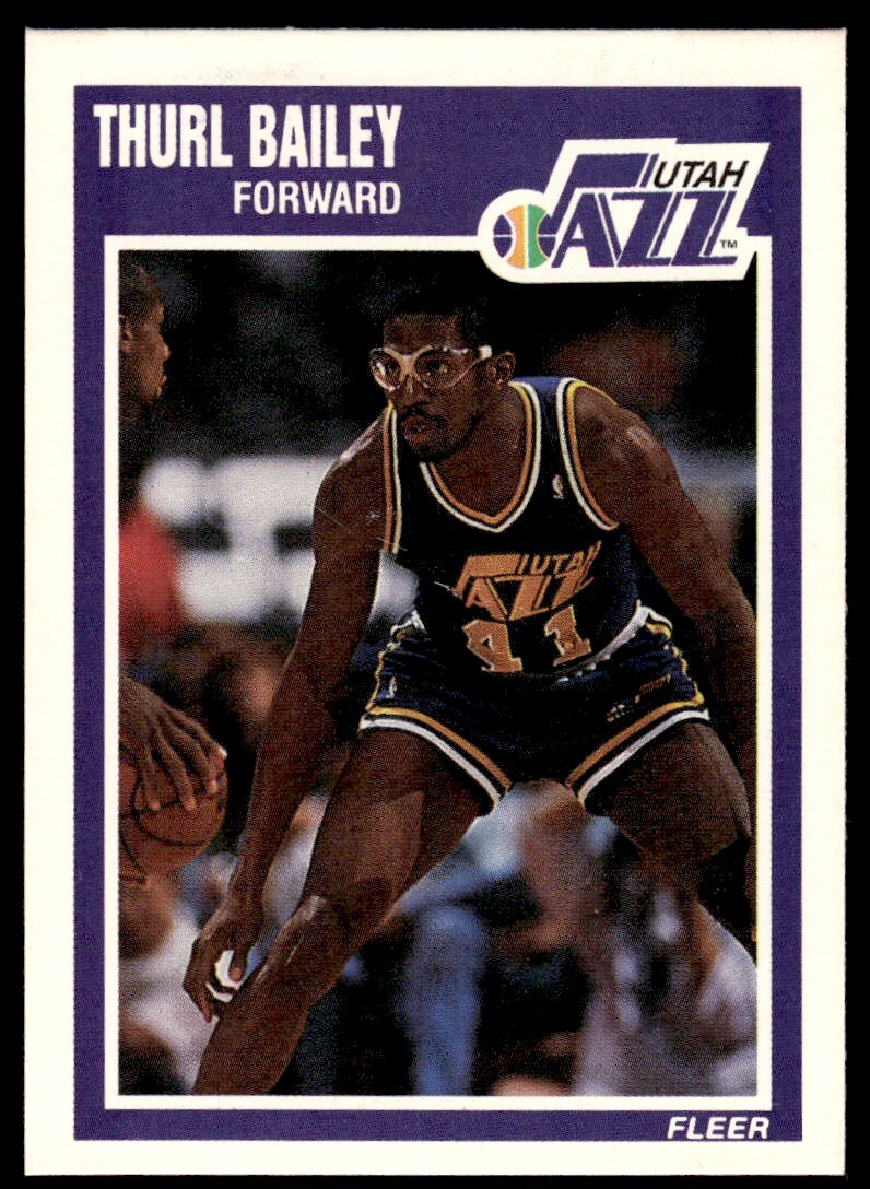1989-90 Fleer Thurl Bailey Utah Jazz #151 | eBay