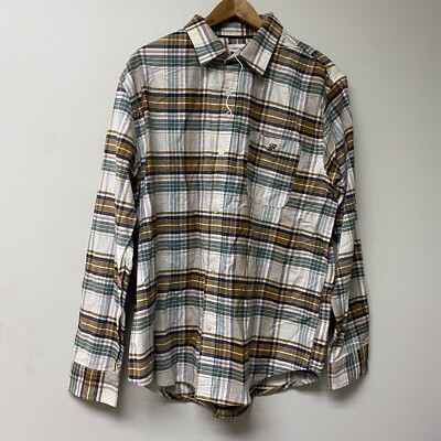 Free Assembly Mens Size XL Pocket Flannel Shirt Long Sleeve New Without ...