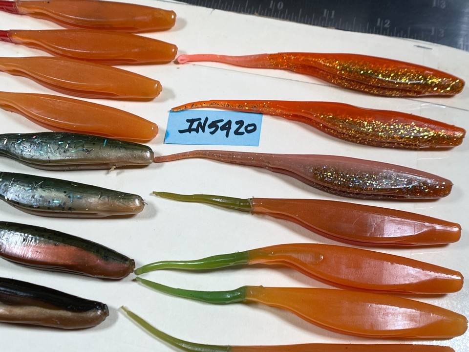 SOFT PLASTIC BAITS Eels-Shad-Shrimp-Paddle & Curly Tails YOUR CHOICE ...