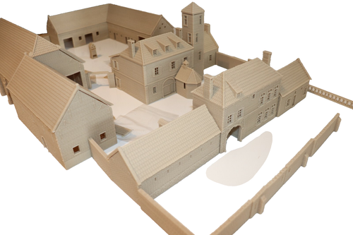 Hougoumont Farm Buildings & Walls 1/72 Wargaming 1815 Napoleonic ...