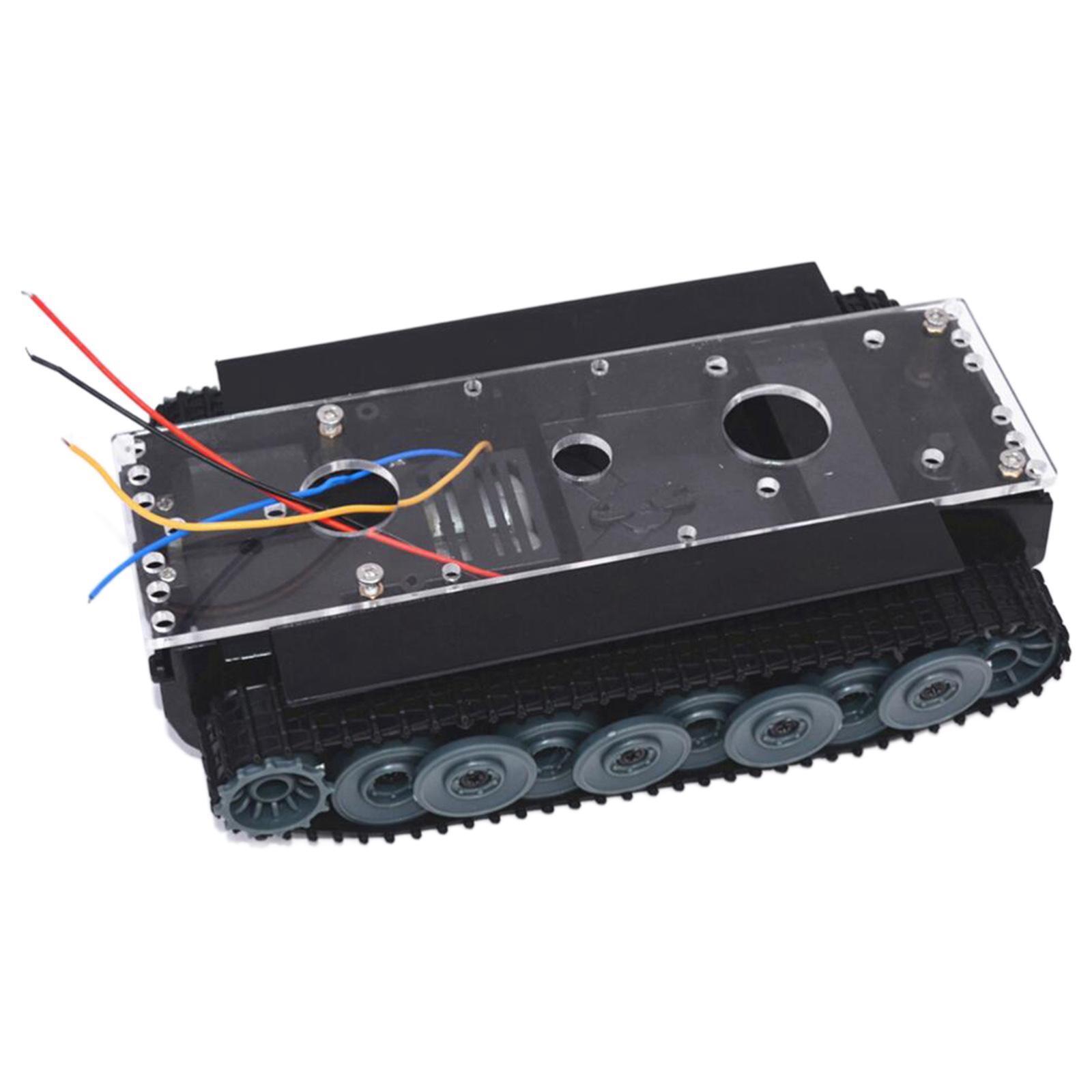 Acrylic 1:32 RC Tank Chassis Kit Crawler Electronic Robotics Kit | eBay UK