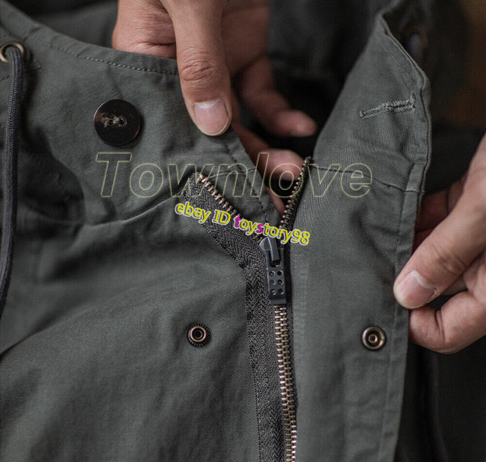 Men' M51 Fishtail Parka Hooded Military Jacket Trench Coat Army Casual ...