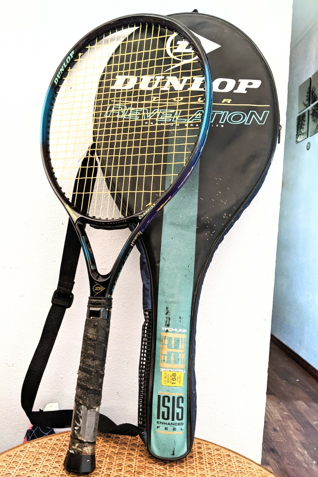 Dunlop Tour Revelation Premium Graphite, Tennis Racquet + Cover/Case | eBay