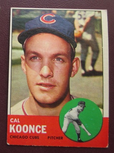1963 Topps Cal Koonce (Chicago Cubs) #31 EX | eBay